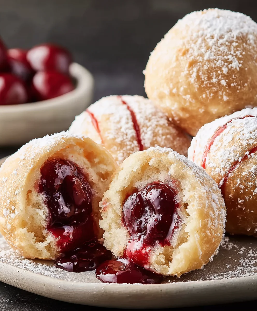 Cherry Pie Bombs-Easy Dessert Recipe - Sweet Banana Chef