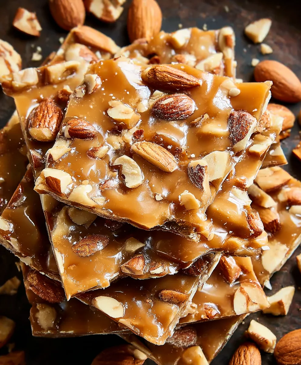 Easy Homemade Nut Brittle Recipe - Crunchy Treat - Sweet Banana Chef
